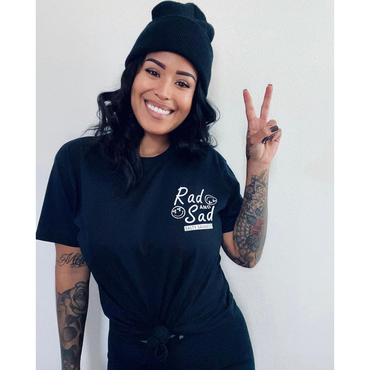 Salty Savage Unisex "RAD and SAD" Tee | Basic