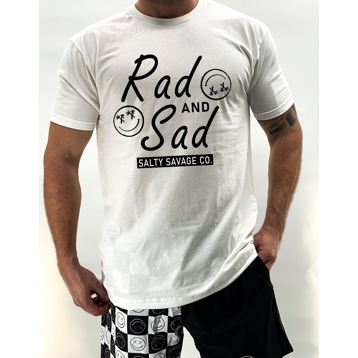 Salty Savage Unisex "Rad and Sad” Tee