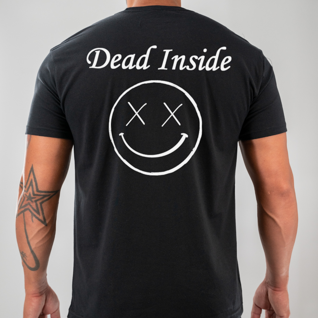 Salty Savage Unisex "Dead Inside" Tee | White | V2