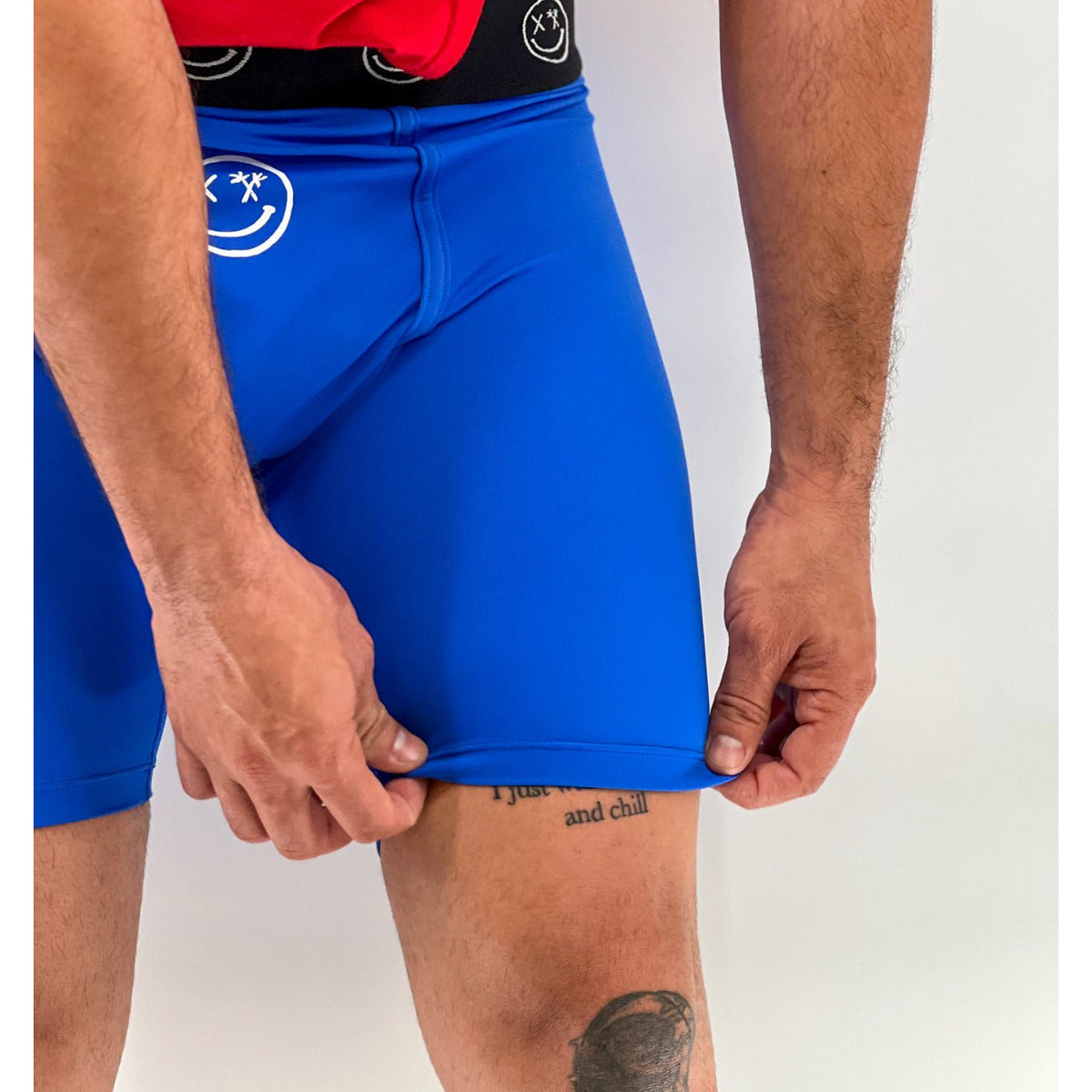 Salty Savage Men's “Happy Thoughts” Performance Boxer Briefs Underwear